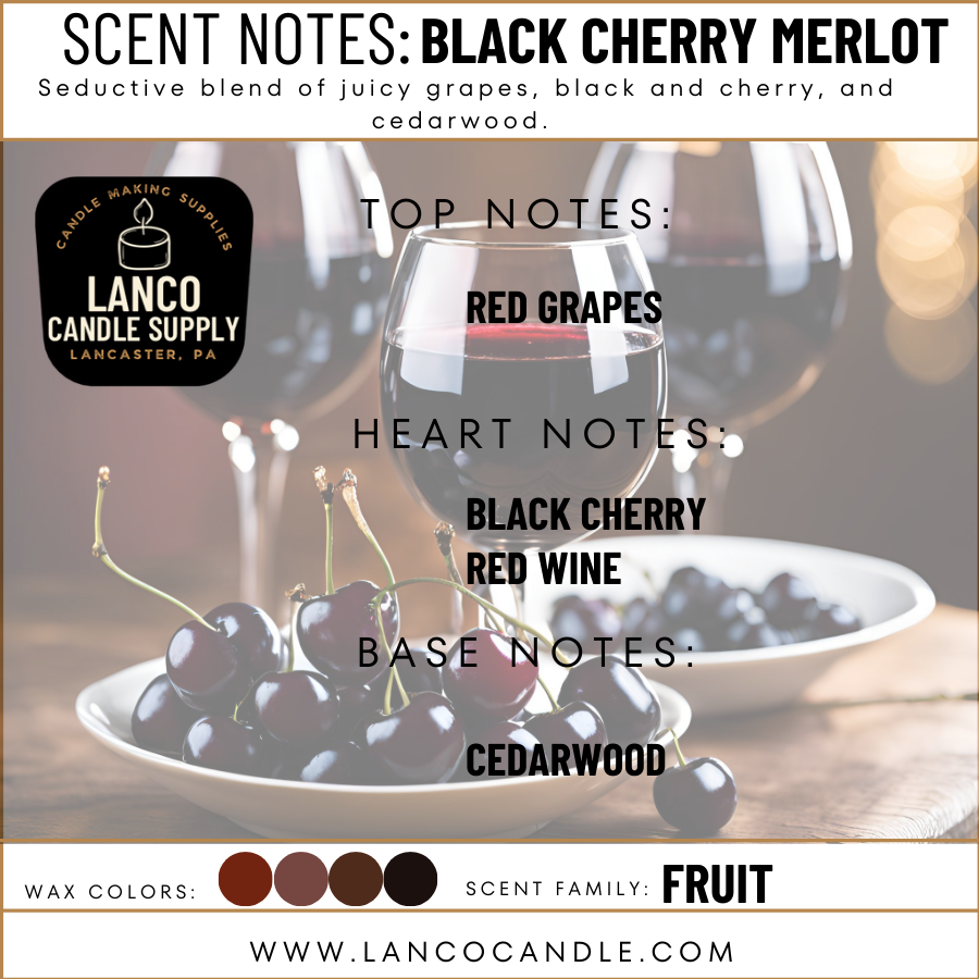 Black Cherry Merlot | Cherry Red Wine Candle Fragrance Oil – Lanco ...