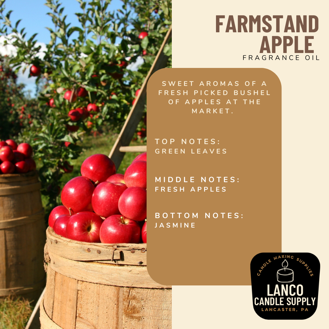 Farmstand Apple Candle Fragrance Oil – Lanco Candle Supply