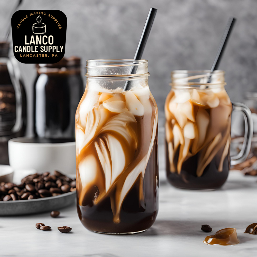 White Caramel Cold Brew | Caramel Coffee Candle Fragrance Oil – Lanco ...